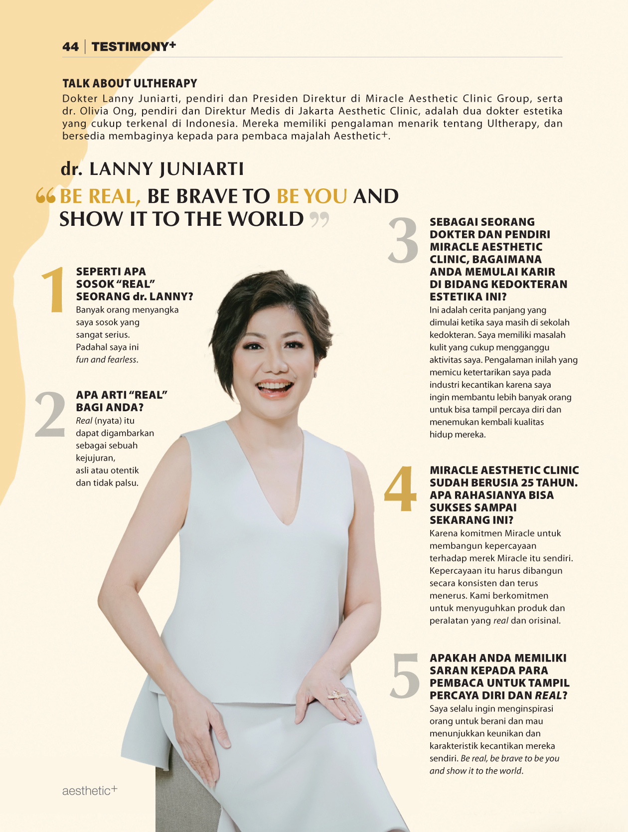 dr. LANNY JUNIARTI – Majalah aesthetic+ online